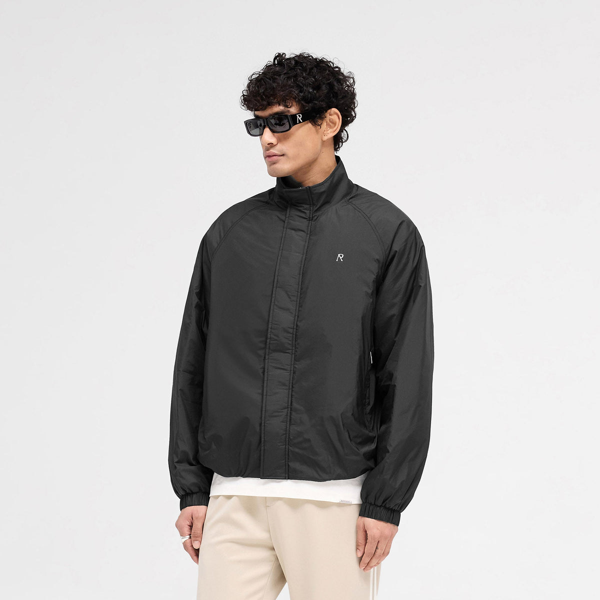 Funnel Neck Jacket | Black | REPRESENT