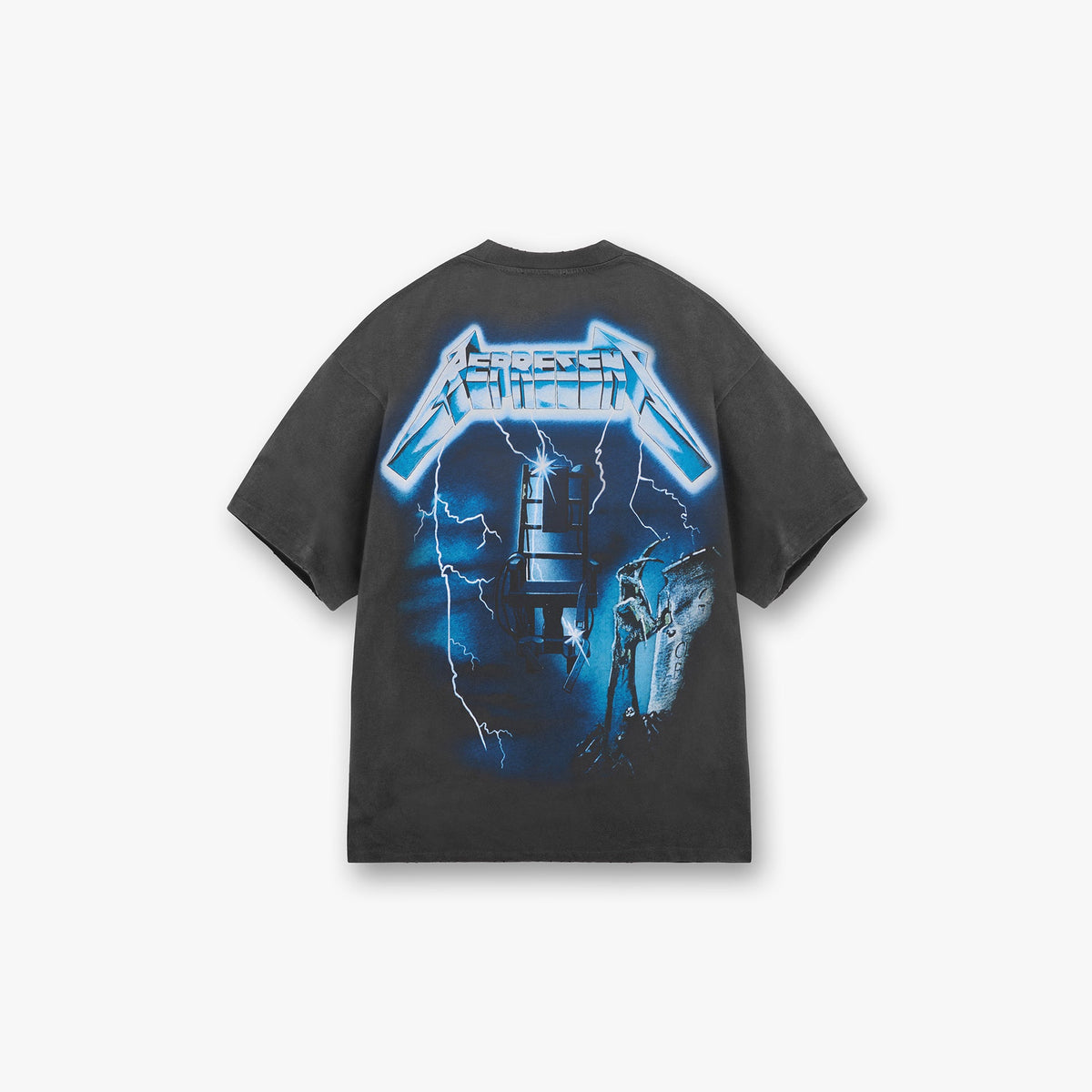 Metallica Ride The Lightning T-Shirt - Vintage Grey | REPRESENT