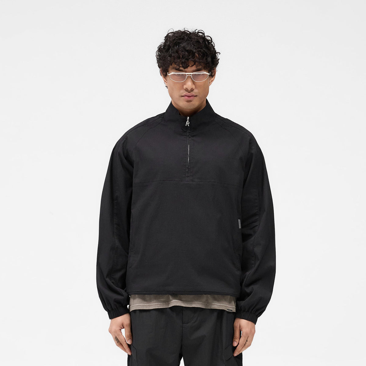Quarter Zip Jacket - Black | REPRESENT