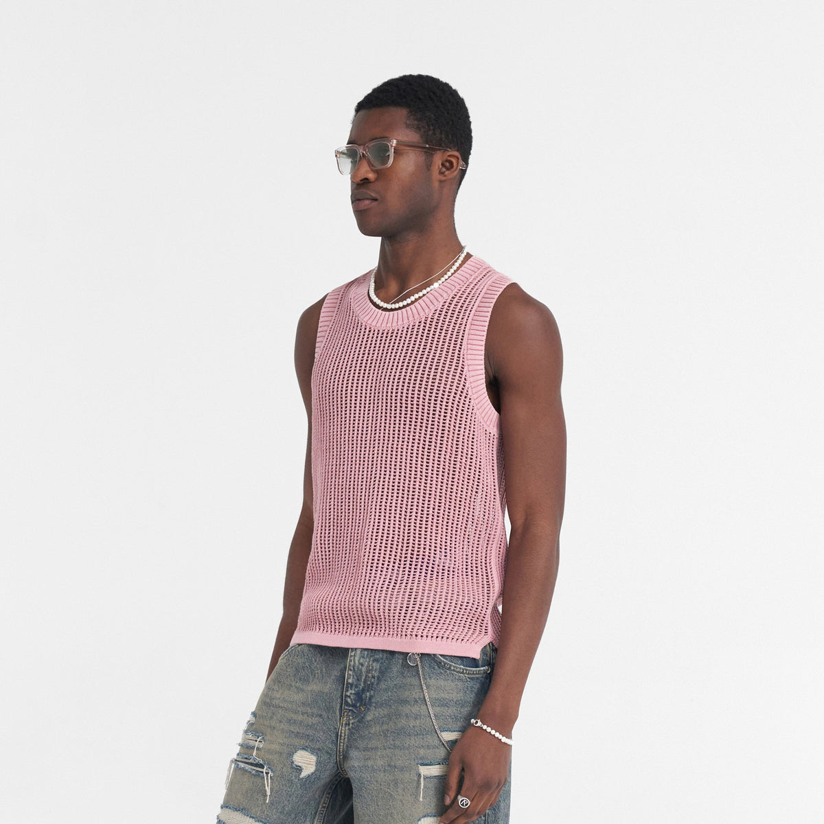 Washed Knit Vest - Sunrise | REPRESENT