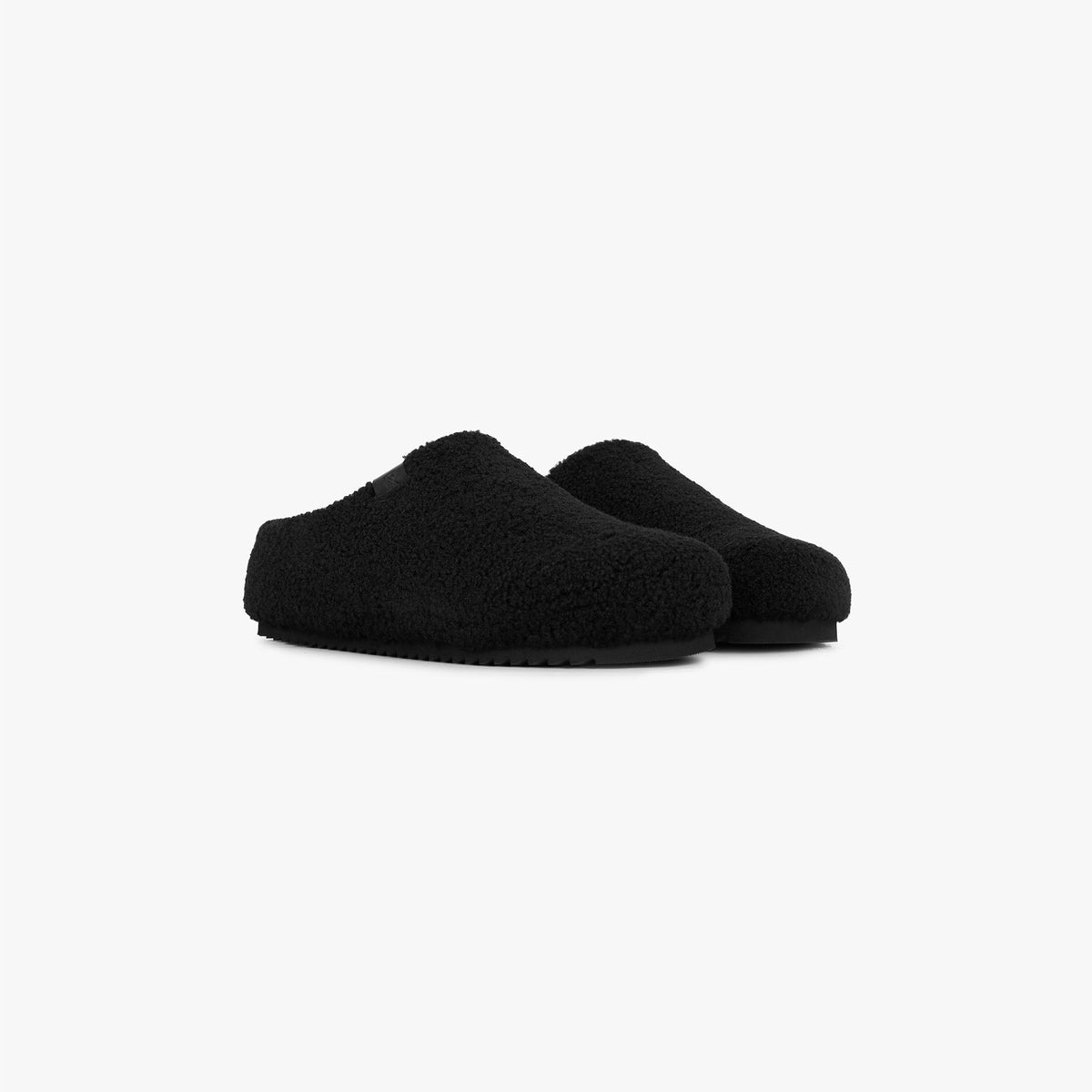 Fluffy Mule - Black | REPRESENT