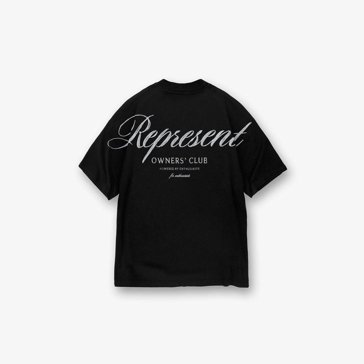 Represent Owners Club Script T-Shirt | Black | REPRESENT