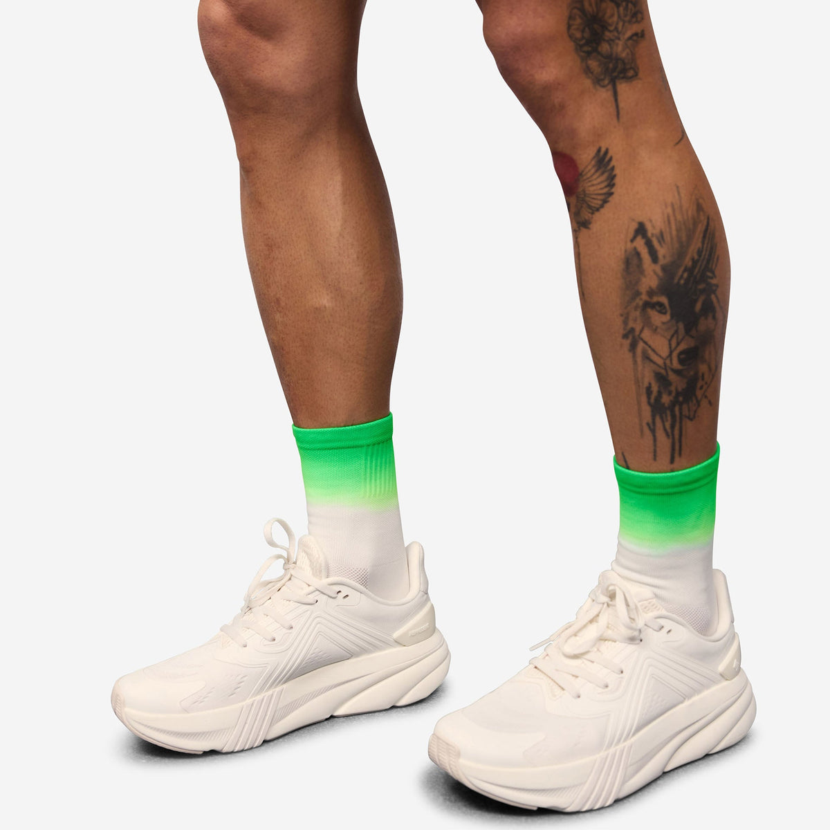 247 Ombre Race Sock - Speed Green | REPRESENT