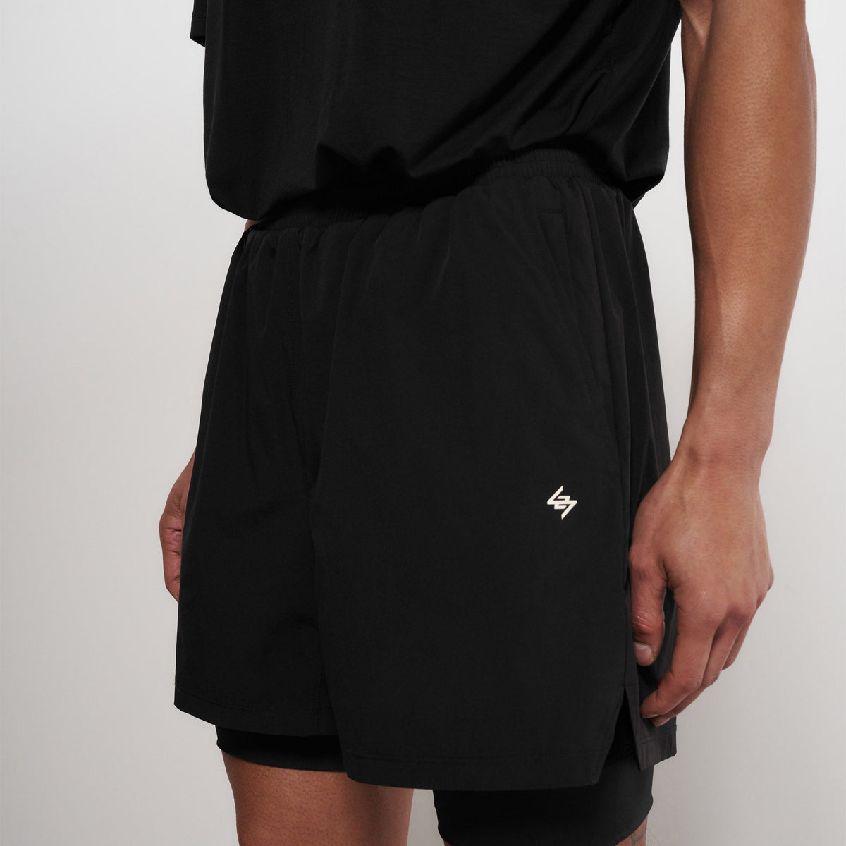 Team 247 2-in-1 Shorts | Black | REPRESENT