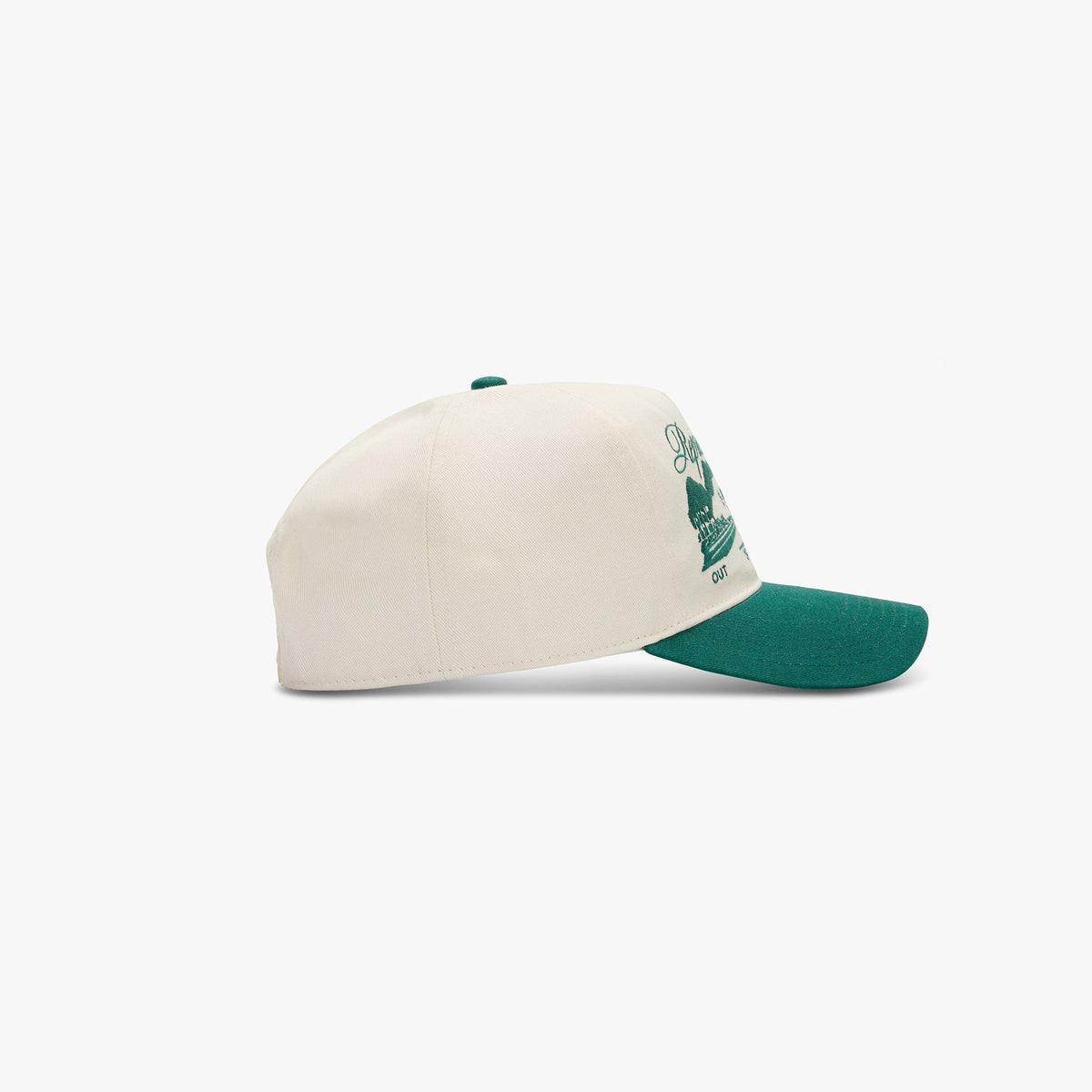 Raceway Cap - Antique White Forest Green | REPRESENT