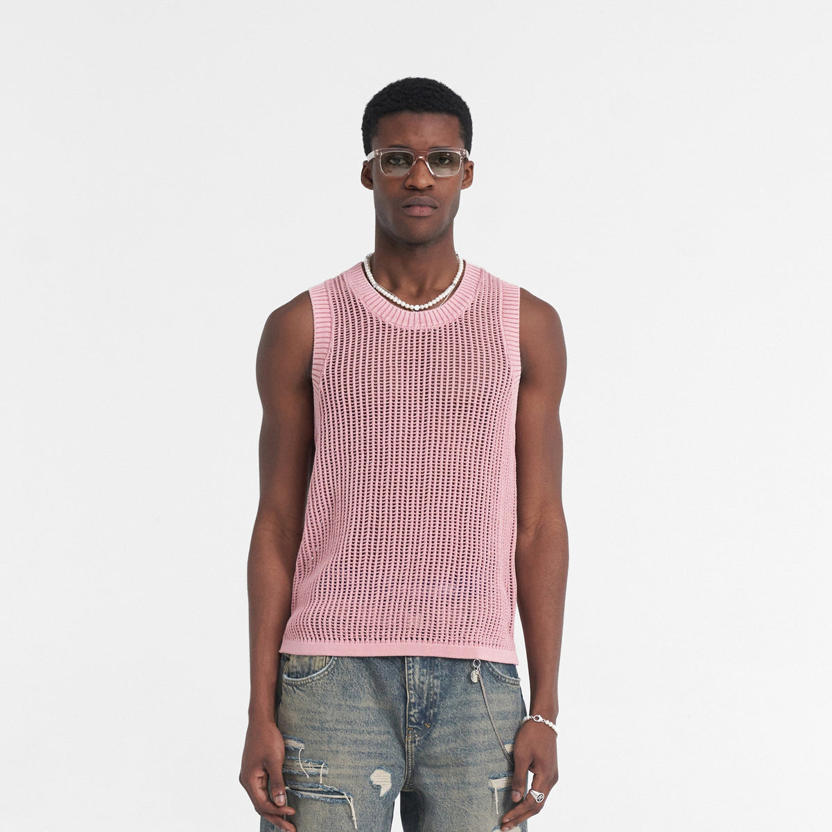 Washed Knit Vest - Sunrise | REPRESENT