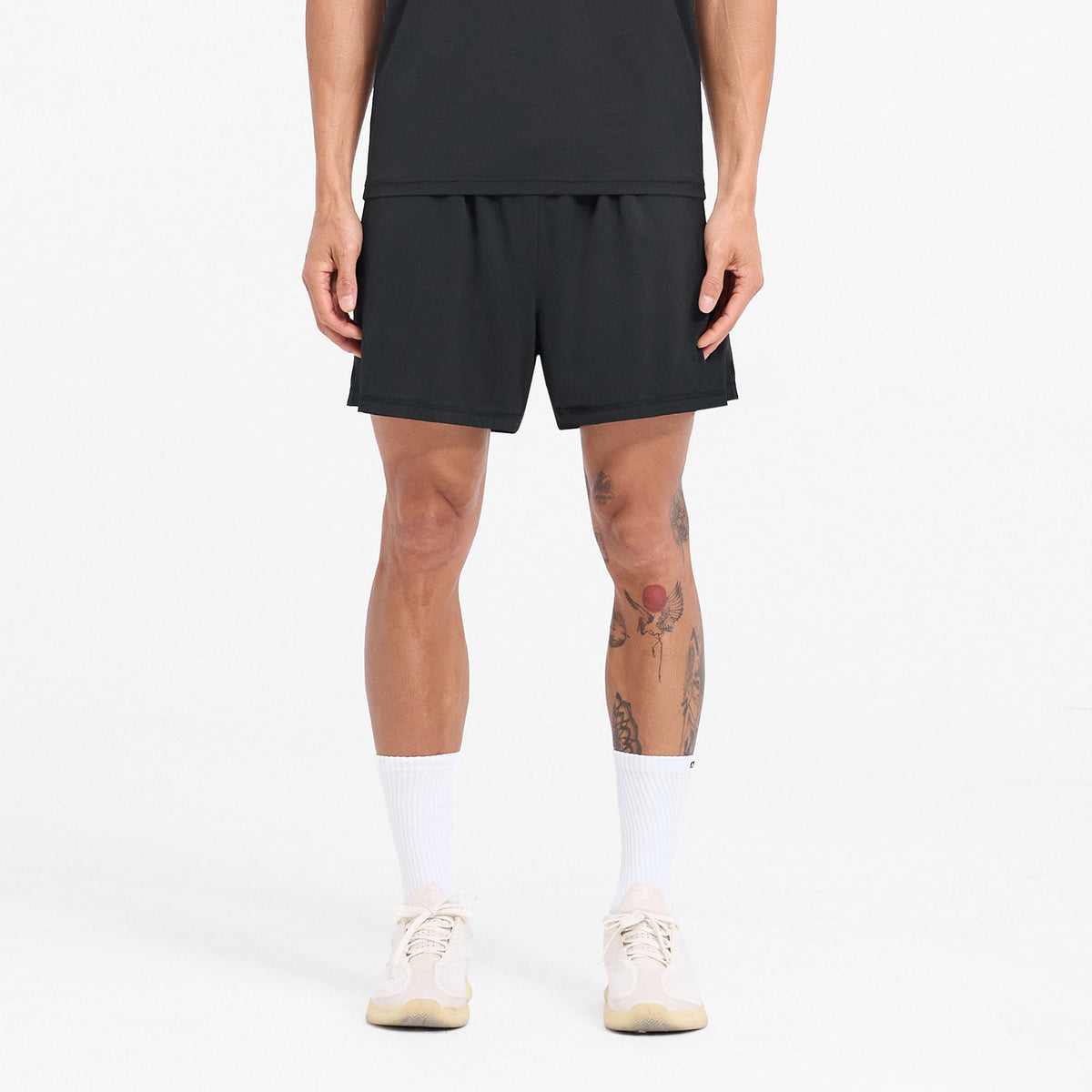 Black Mesh Gym Shorts | 247 DNA | REPRESENT