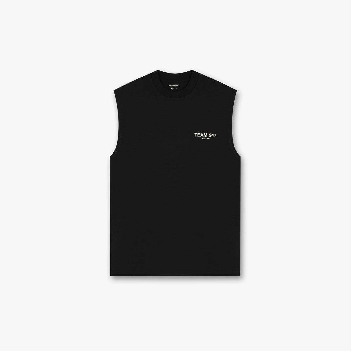 Team 247 Oversized Tank - Black | REPRESENT