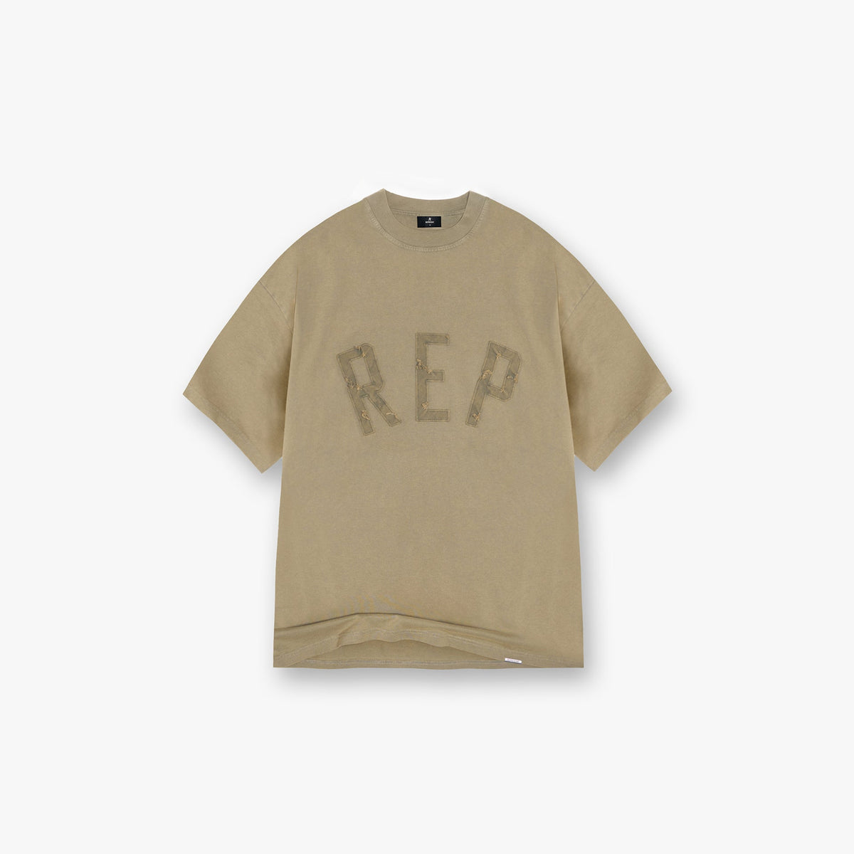 Rep Applique T-Shirt | Fawn | REPRESENT